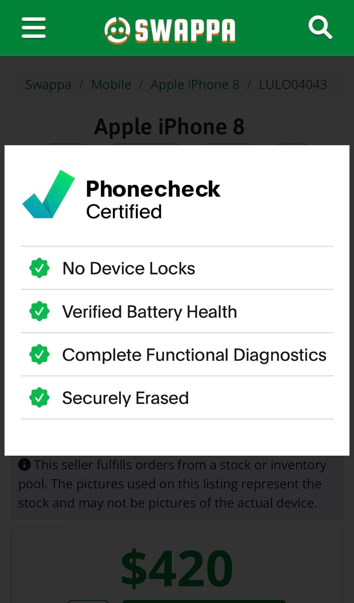 Phonecheck Newsroom ArticlePhonecheck To Provide Mobile Device Certification on Swappa